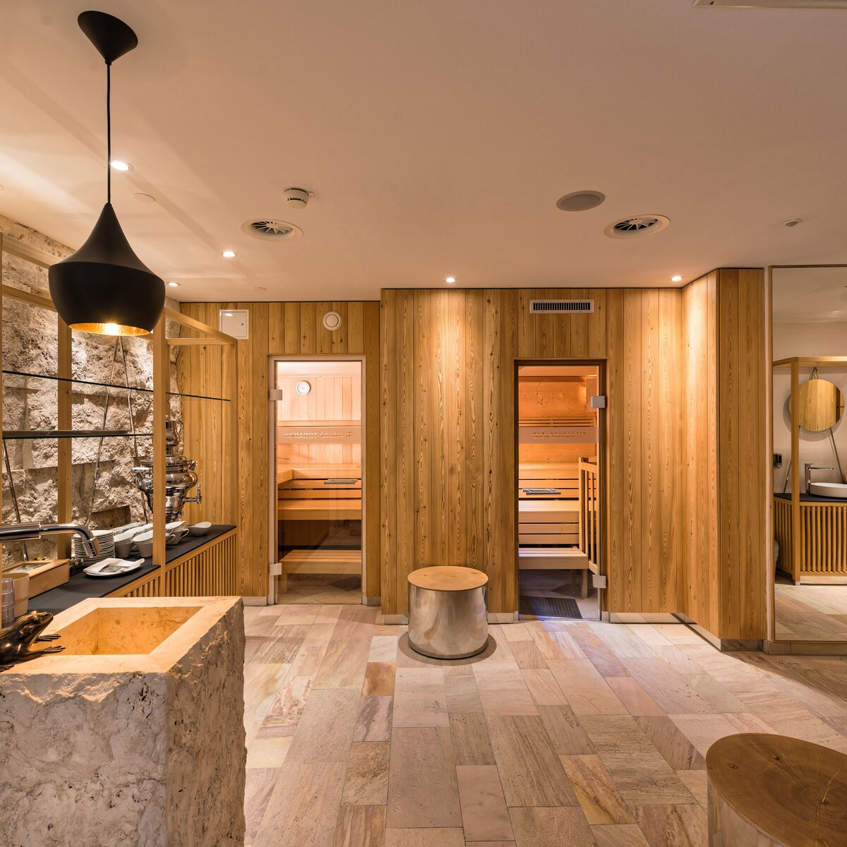 Hotel Furgler Wellnessbereich | Hotel | Innenraumdesign